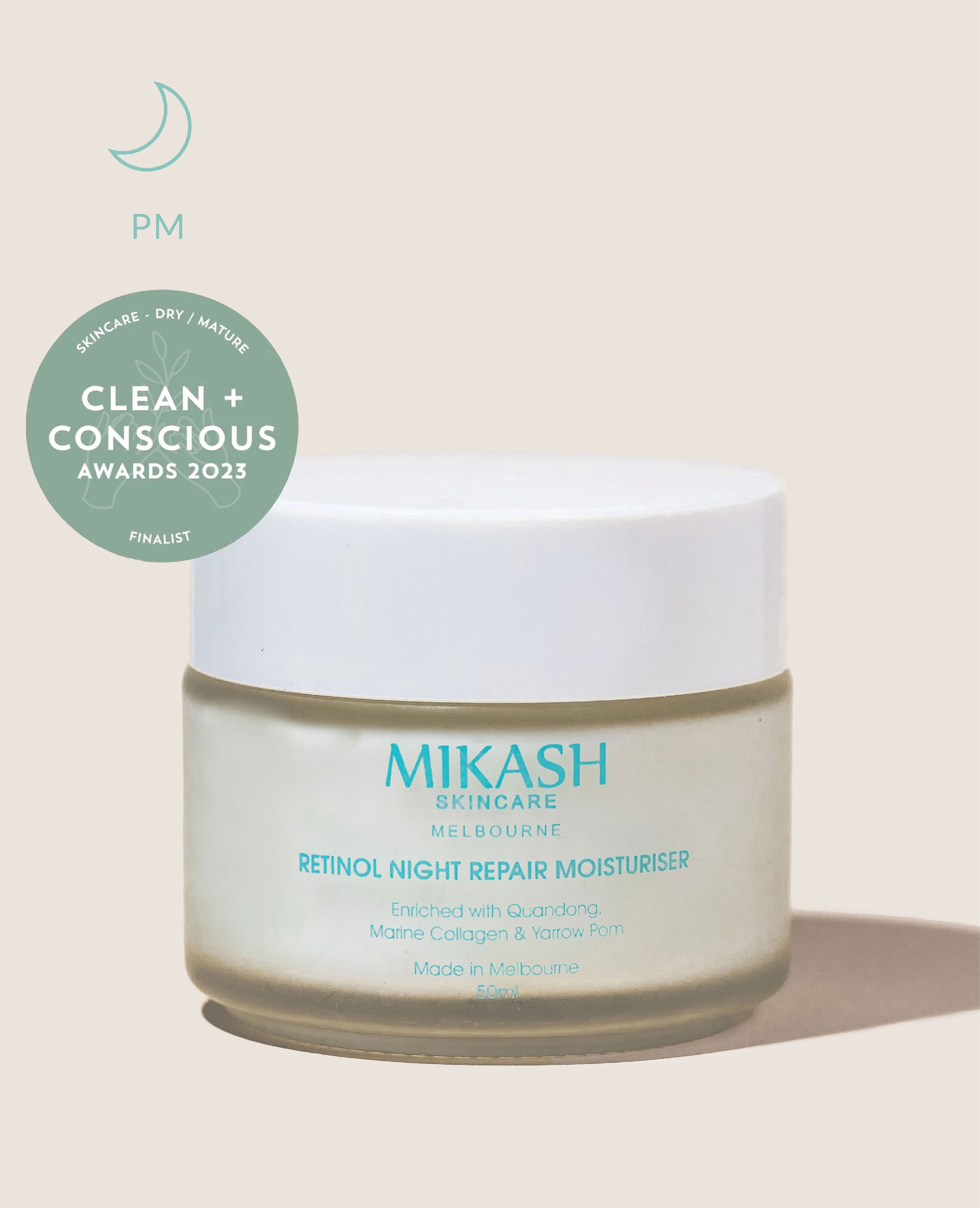 Mikash Skincare Natural Retinol Night Repair Moisturiser
